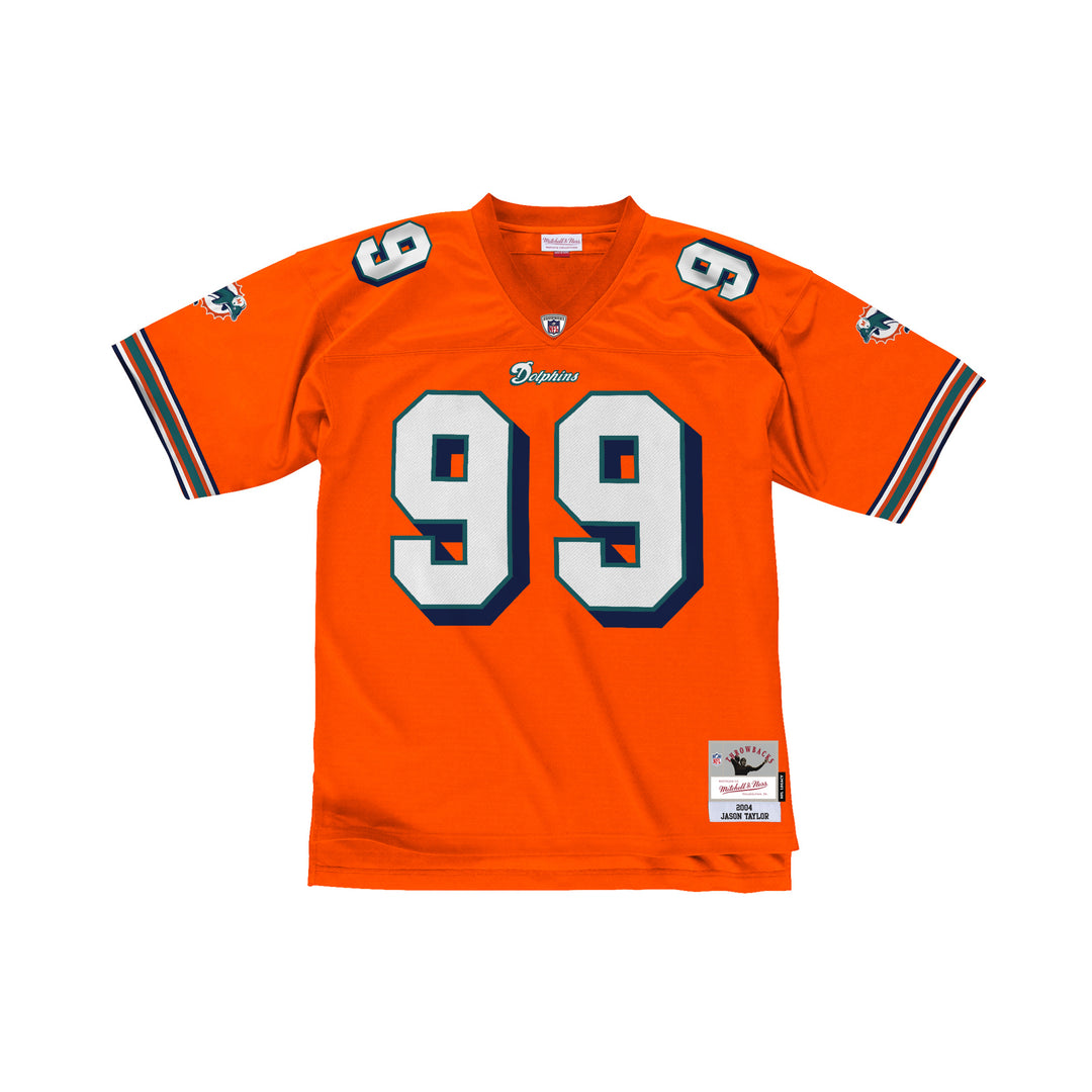 Mitchell & Ness Dolphins 2004 Jason Taylor Legacy Jersey – Hall of Fame